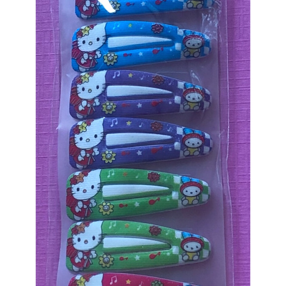 Sanrio | Other | Hello Kitty Hair Clips 6 Pairs New | Poshmark